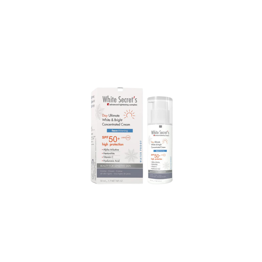 WHITE SECRET'S DAY ULTIMATE SPF 50 WHITE & BRIGHT CONCENTRATED CREAM ...